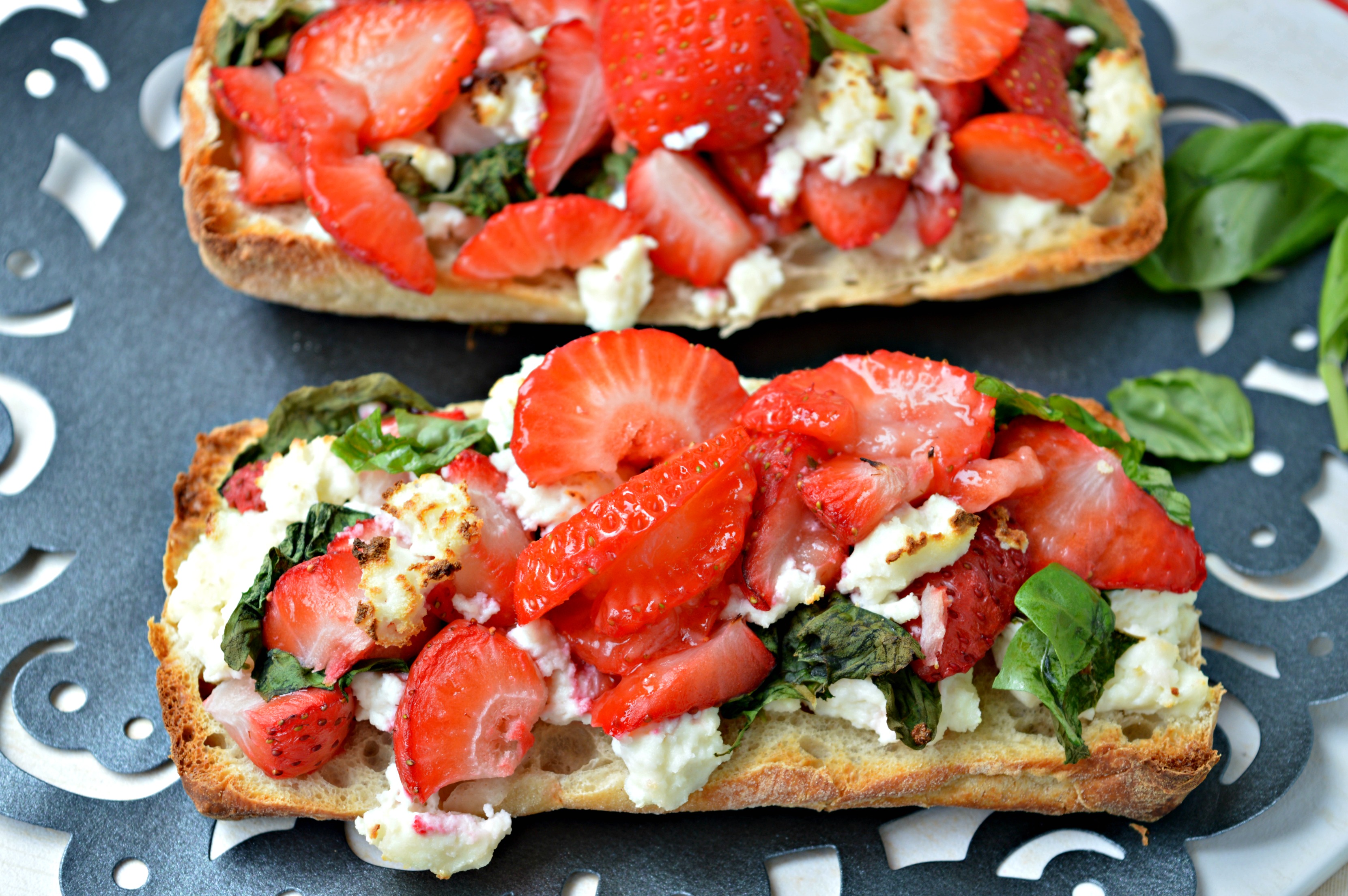Strawberry Bruschetta with Paneer — Tasty Food for Busy Mums