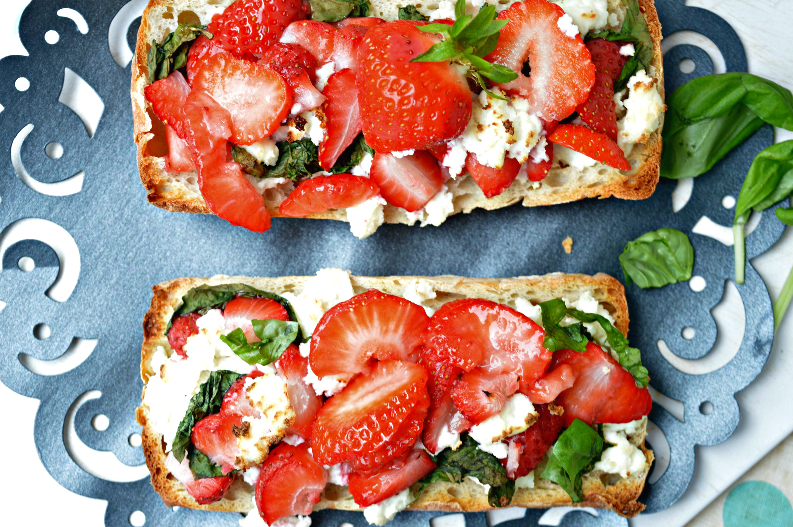 Strawberry Bruschetta with Paneer — Tasty Food for Busy Mums