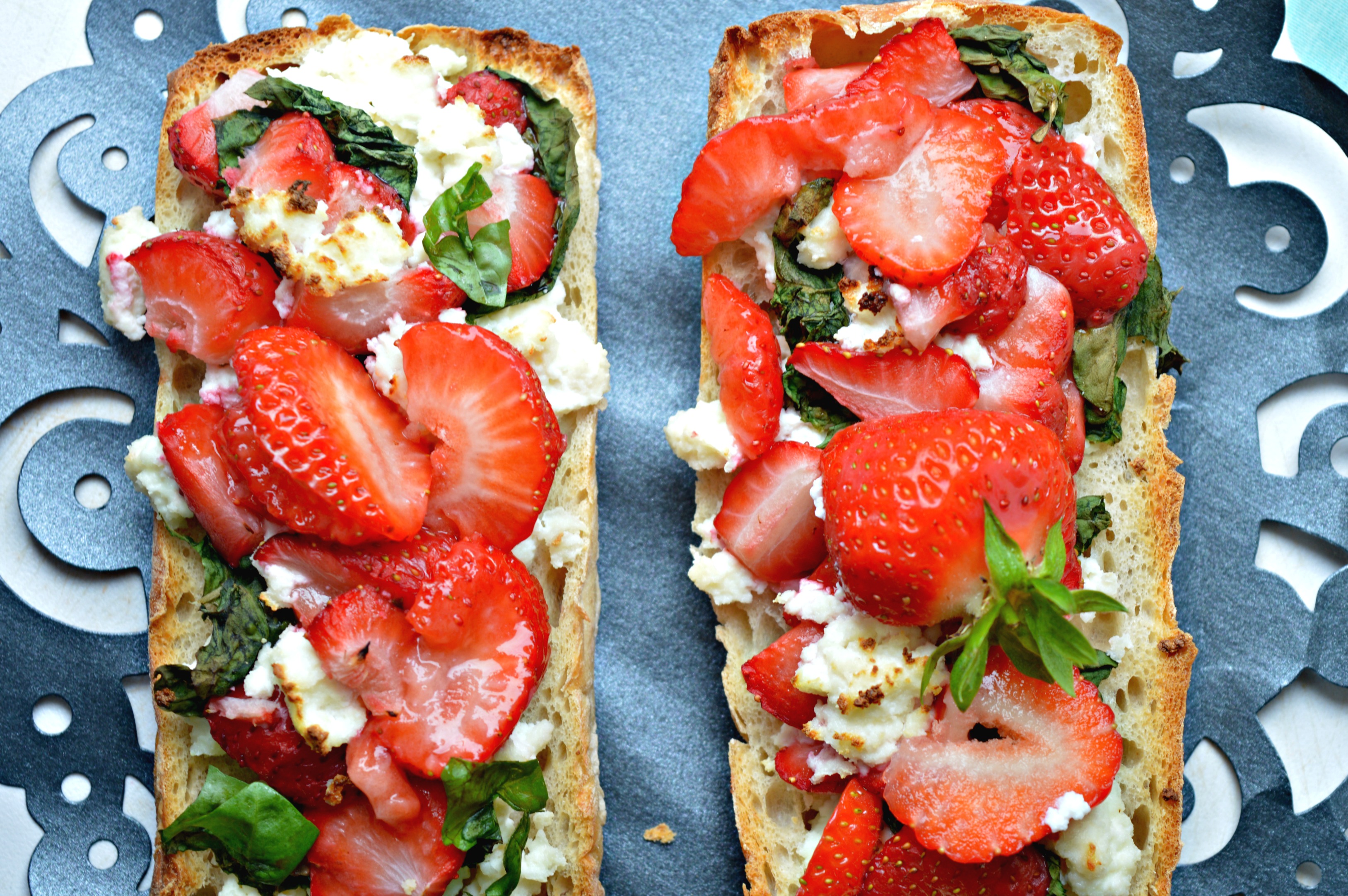 Strawberry Bruschetta with Paneer — Tasty Food for Busy Mums