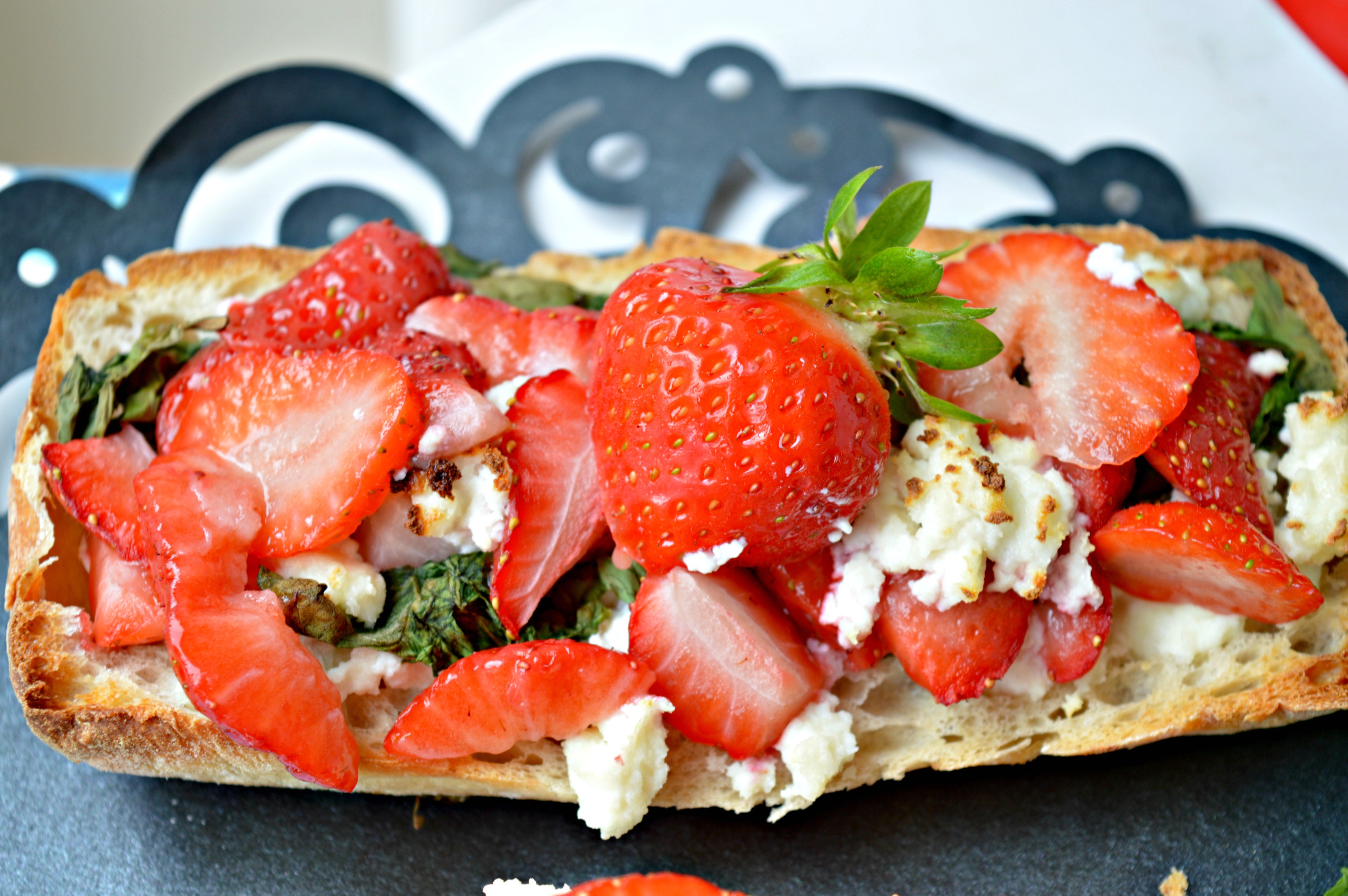 Strawberry Bruschetta with Paneer — Tasty Food for Busy Mums